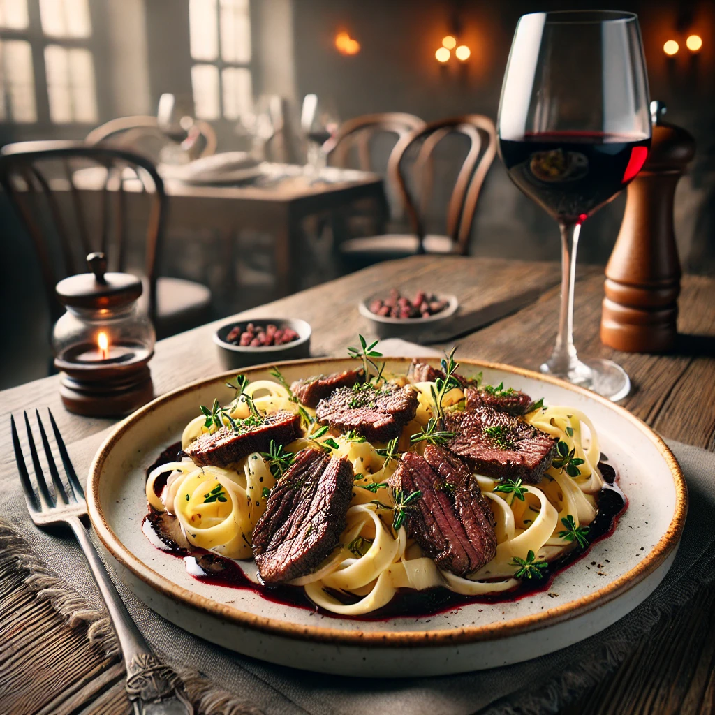 Pasta with Kangaroo Meat - en.ThePasta.gr